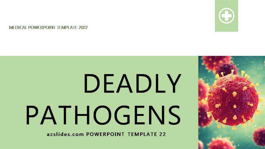 Deadly Pathogens Free Powerpoint Template & Google Slide themes.