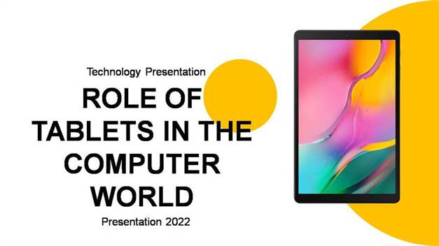 Role Of Tablets In The Computer World Free Powerpoint Template & Google ...