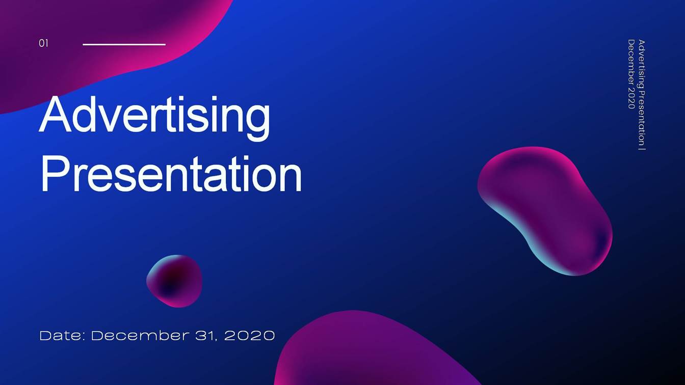 Advertising Presentation Free Powerpoint Template & Google Slide themes.