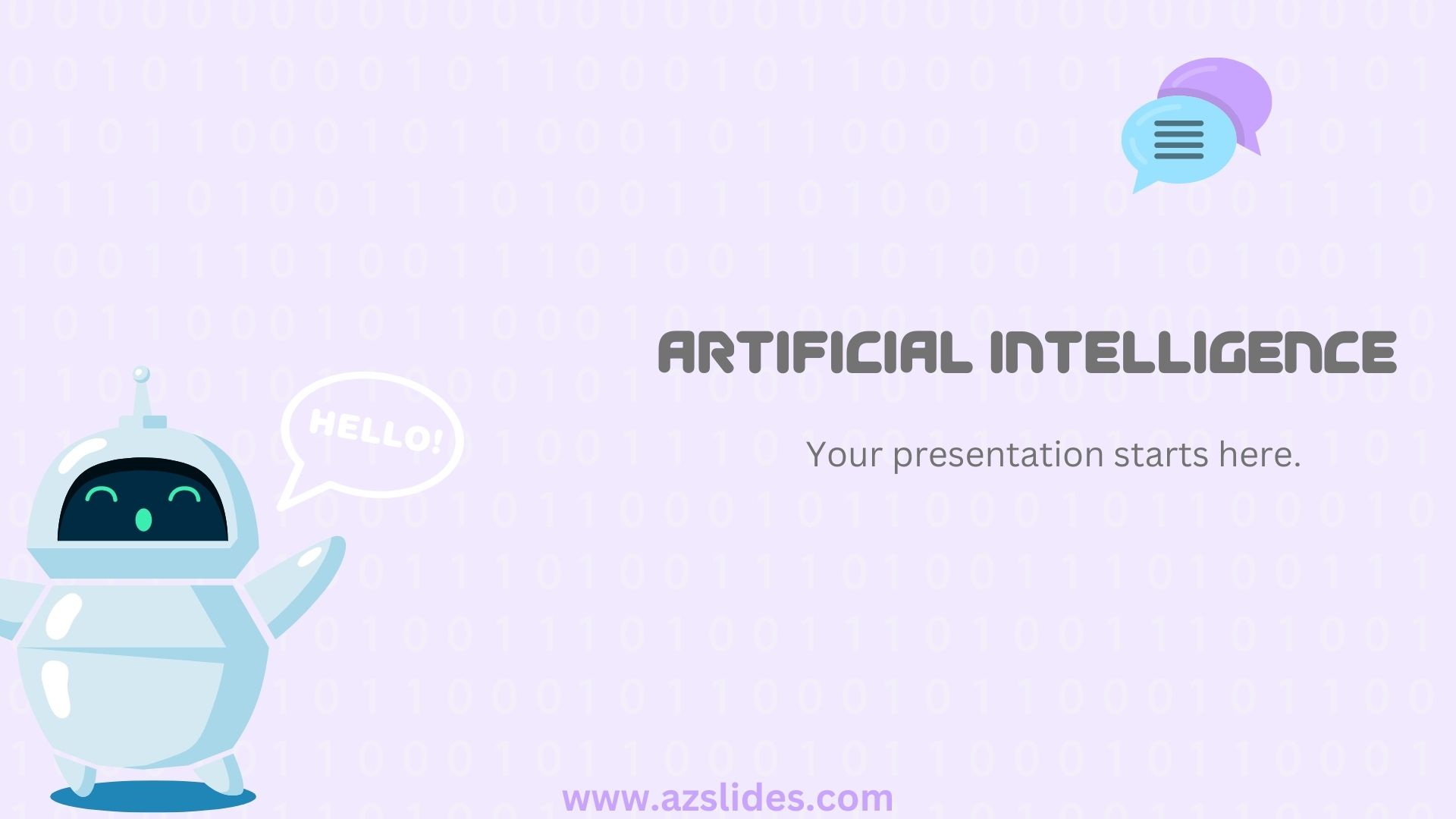 Artificial Intelligence Free Powerpoint Template & Google Slide themes.