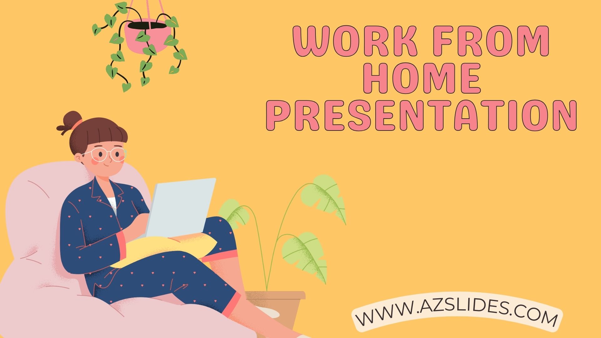 Work From Home Presentation Free Powerpoint Template Google Slide Themes 
