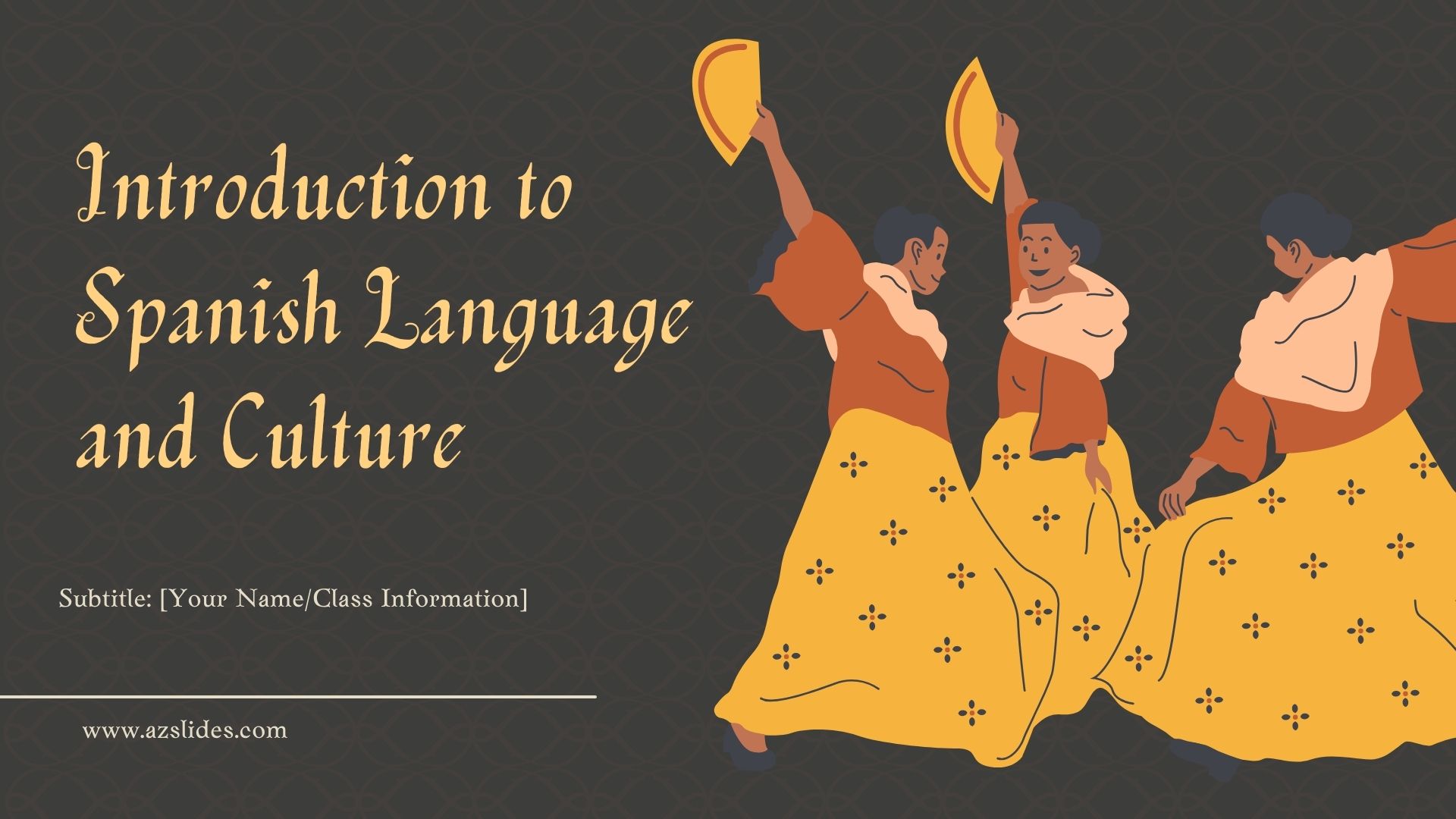 Introduction to Spanish Language and Culture Free Powerpoint Template ...