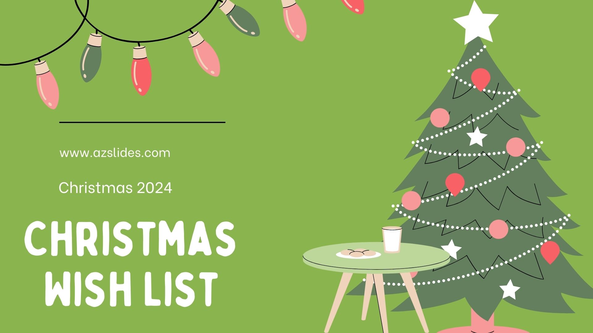 Christmas Wish List 2024 Free Powerpoint Template Google Slide Themes 