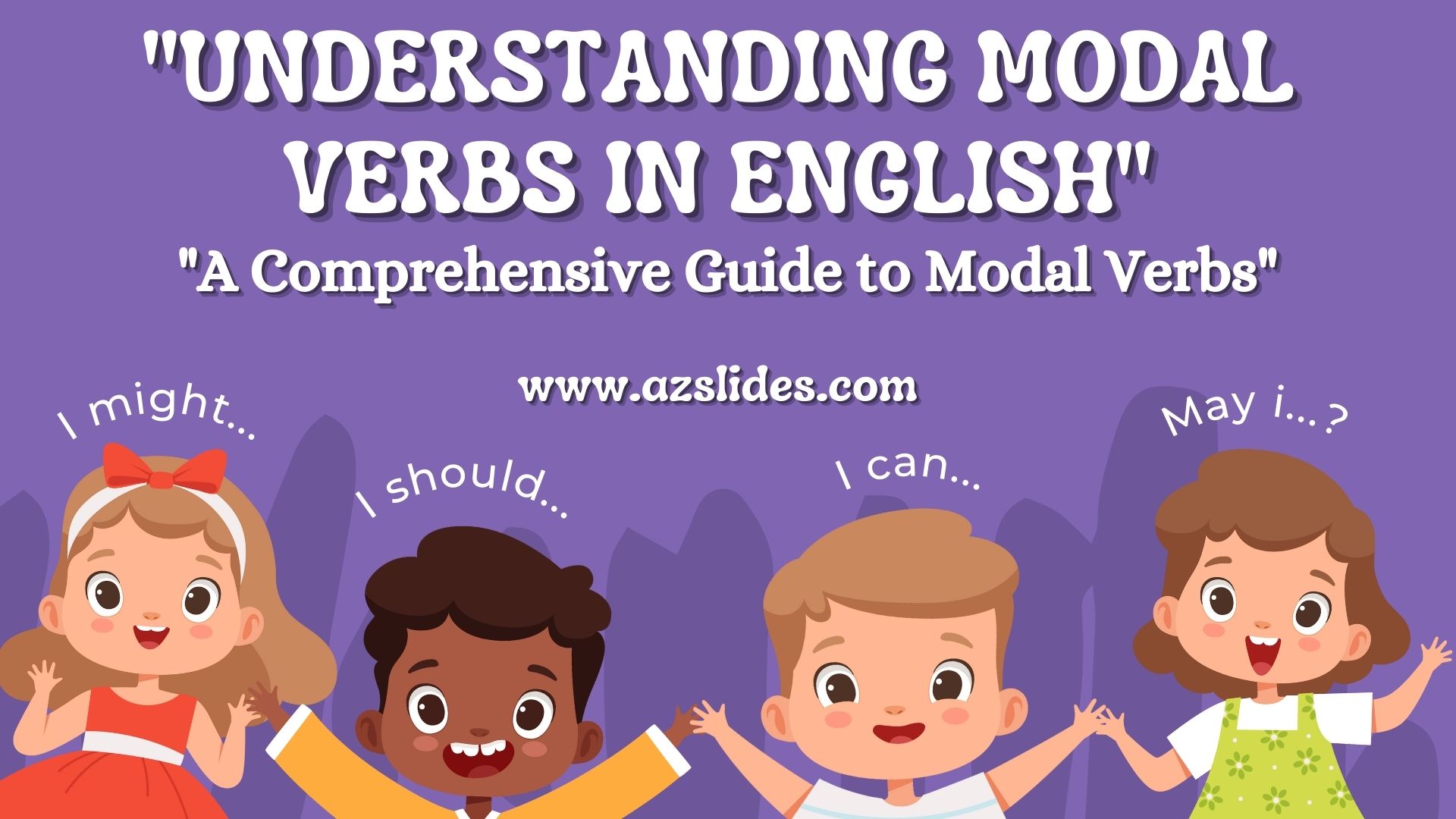 Understanding Modal Verbs in English Free Powerpoint Template & Google ...