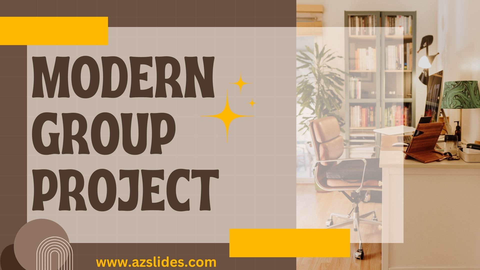 Modern Group Project Free Powerpoint Template & Google Slide themes.