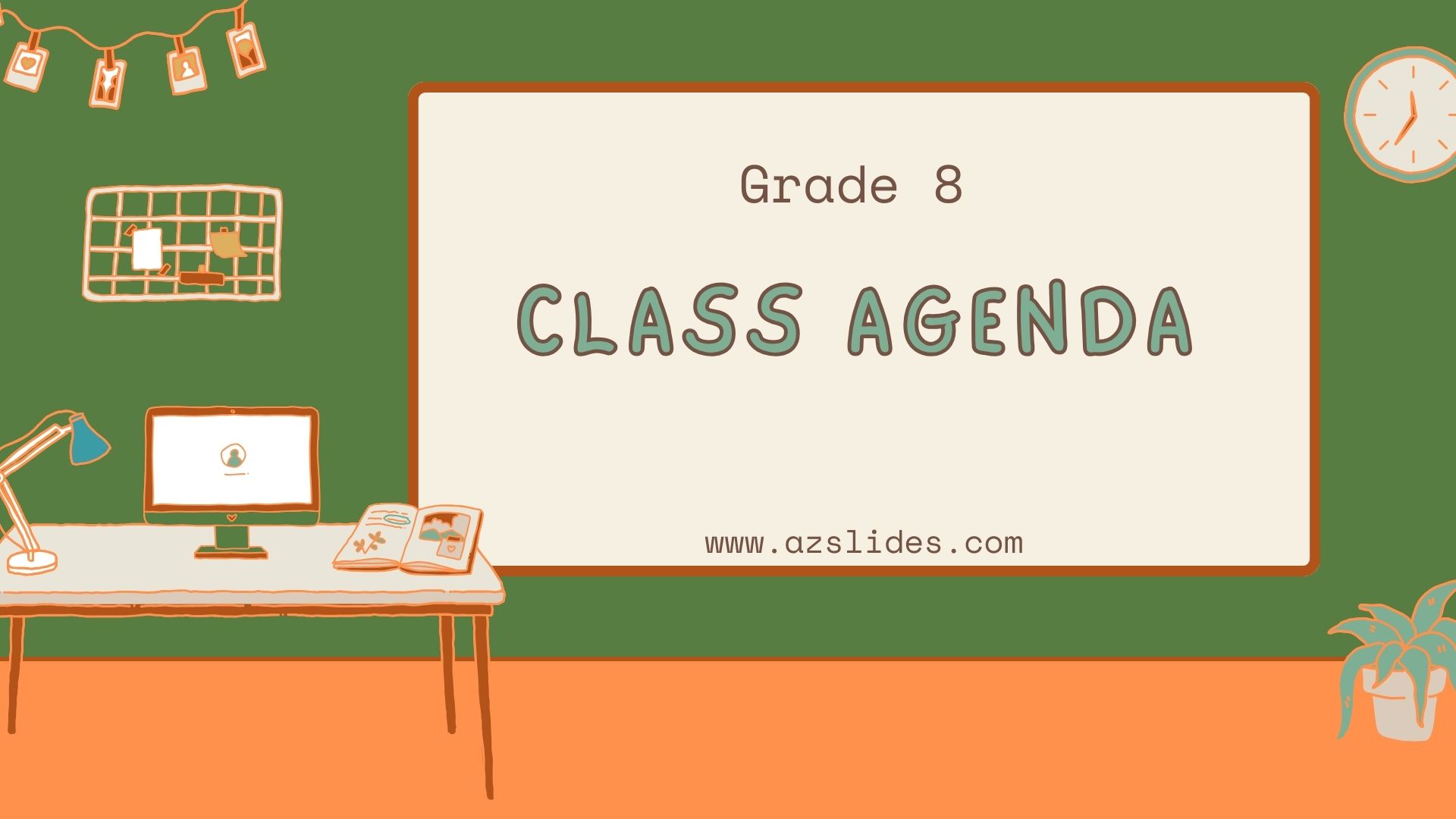 Class Agenda Free Powerpoint Template Google Slide Themes 