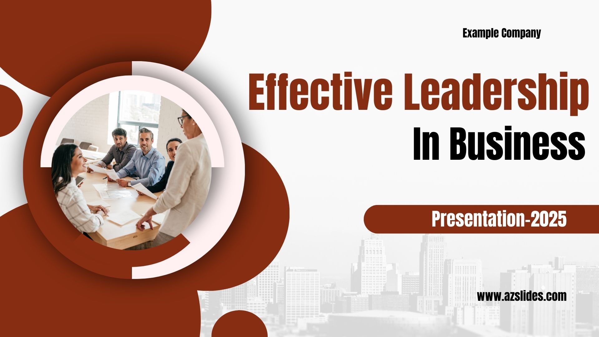Effective Leadership In Business Free Powerpoint Template & Google ...