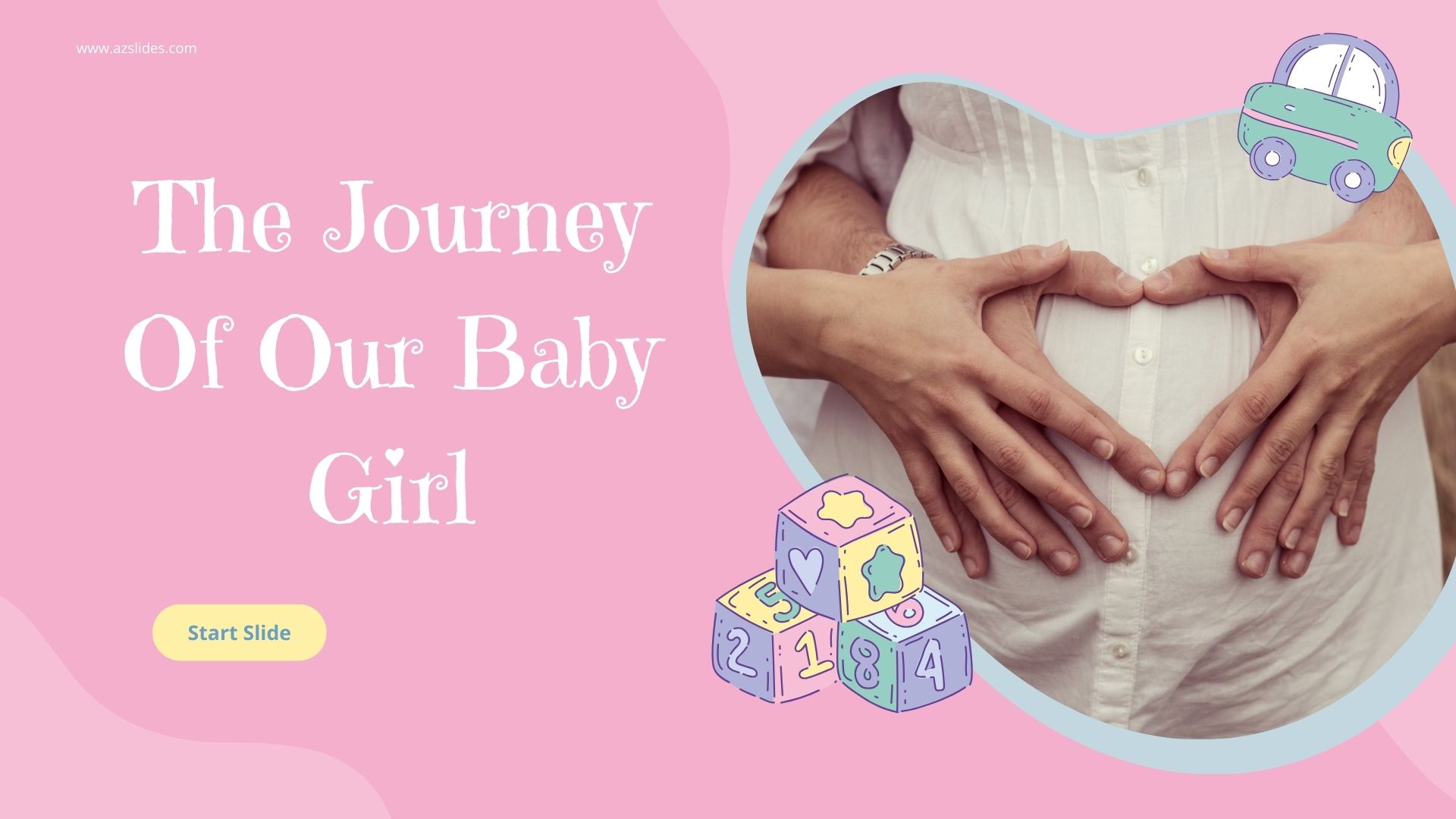 The Journey Of Our Baby Girl Free Powerpoint Template & Google Slide ...