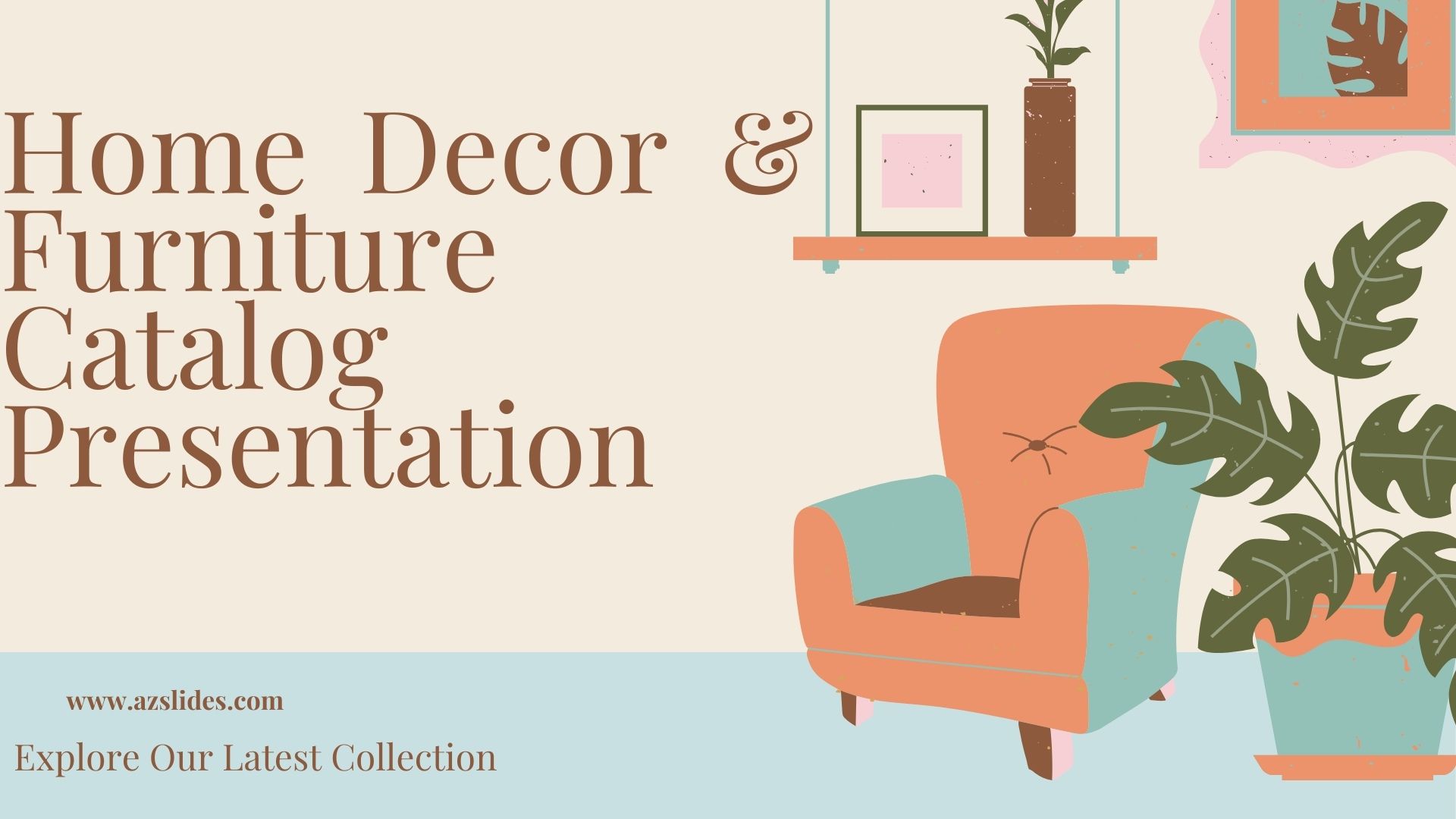 Home Decor & Furniture Catalog Presentation Free Powerpoint Template ...