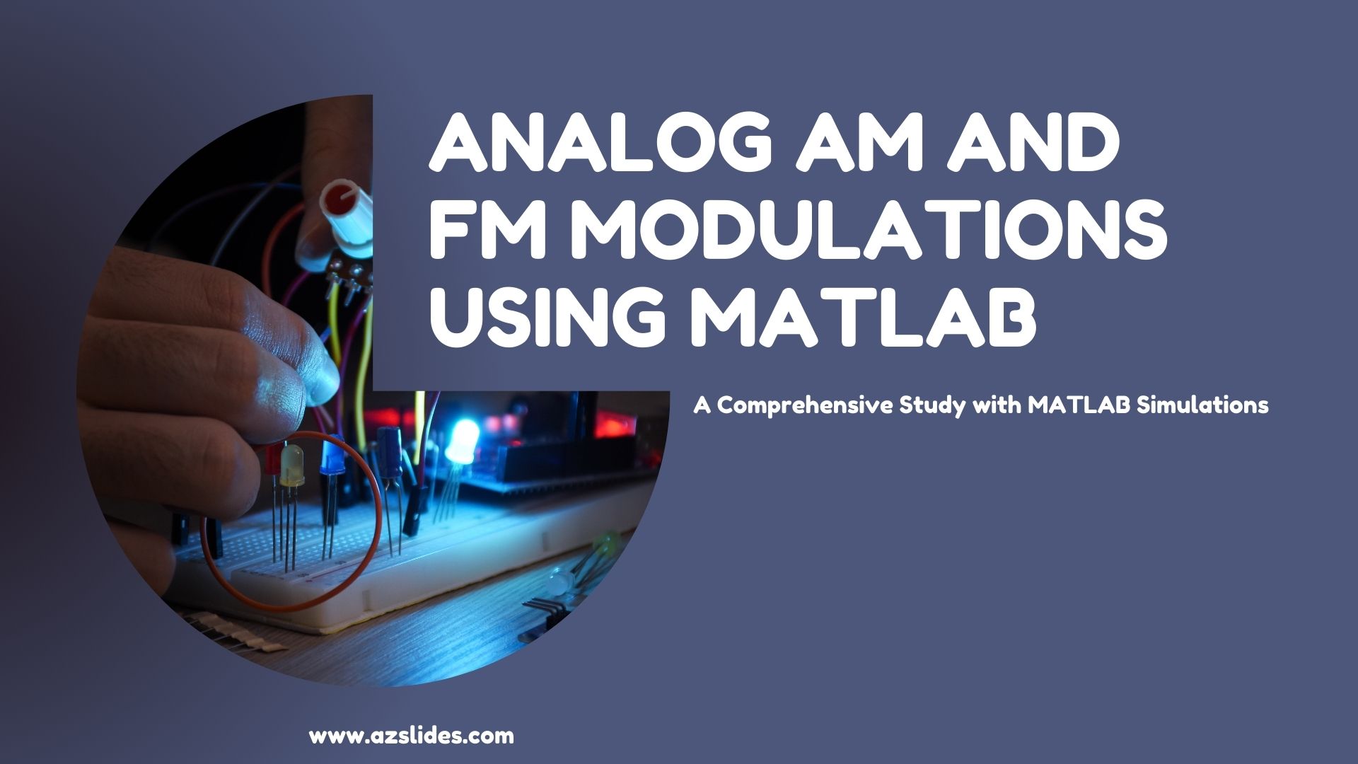 Analog AM and FM Modulations using MATLAB Free Powerpoint Template ...