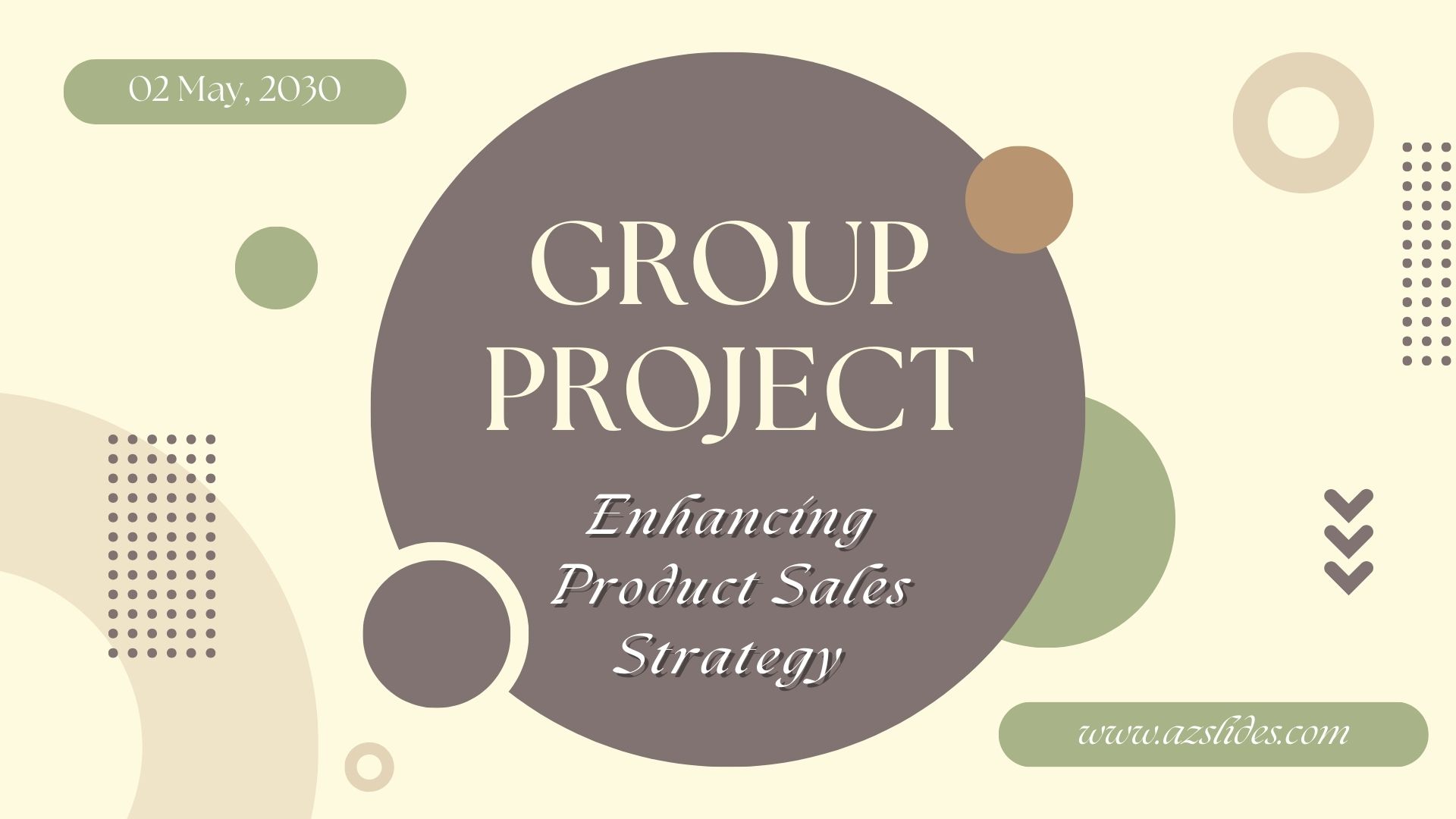 Pastel Simple Strategy Group Project Presentation Free Powerpoint Template & Google Slide themes.