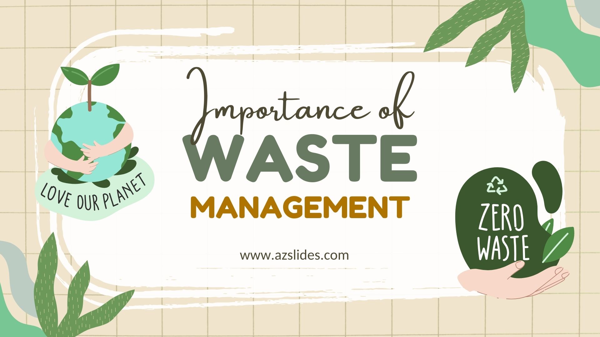 Importance of Waste Management Project Presentation Free Powerpoint ...