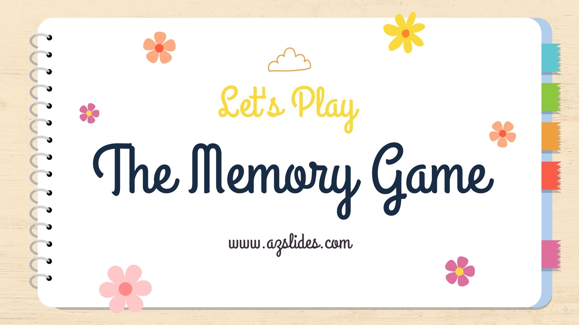 The Memory Game Presentation Free Powerpoint Template & Google Slide themes.