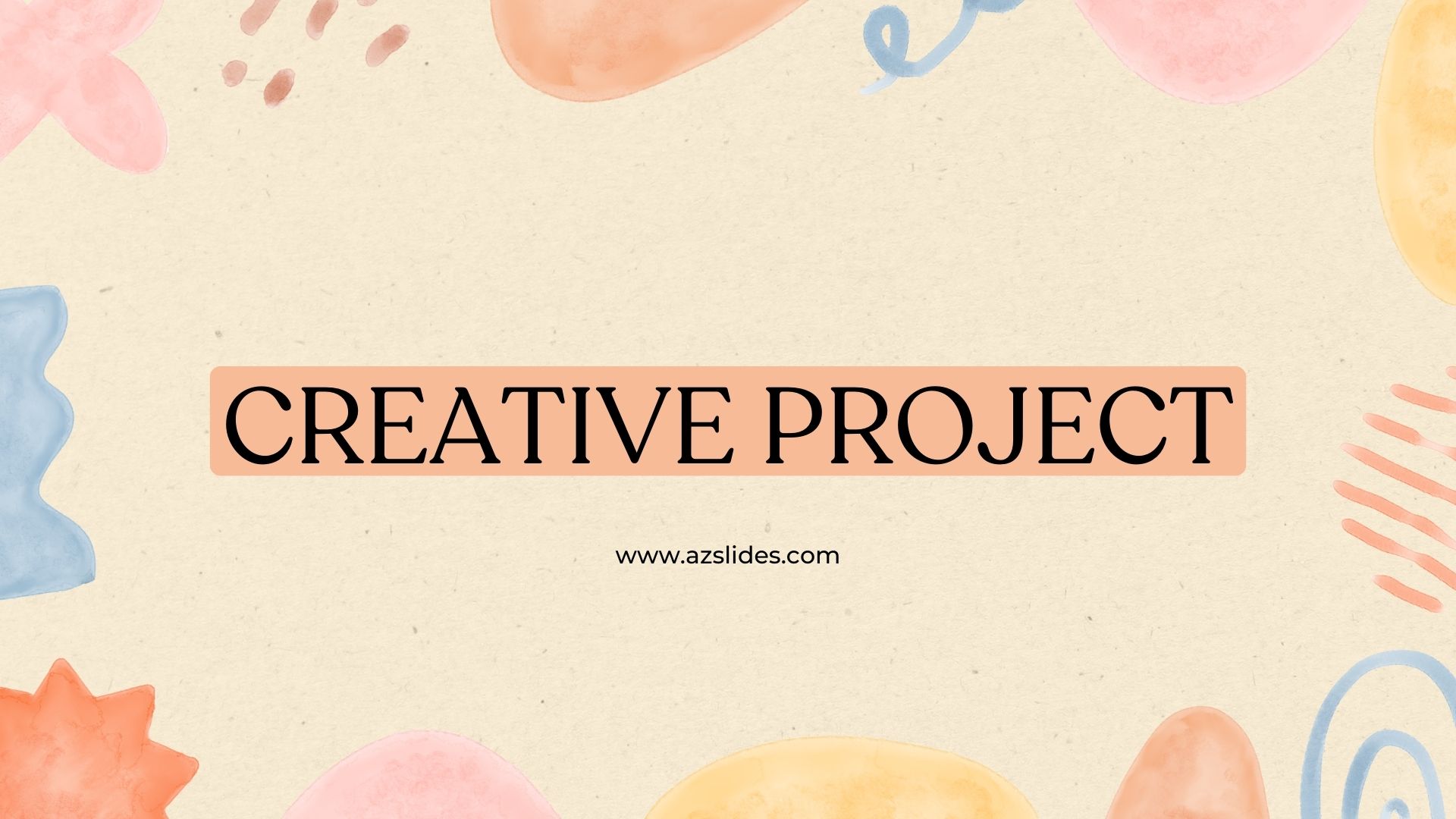 Colorful Watercolor Creative Project Presentation Free Powerpoint ...