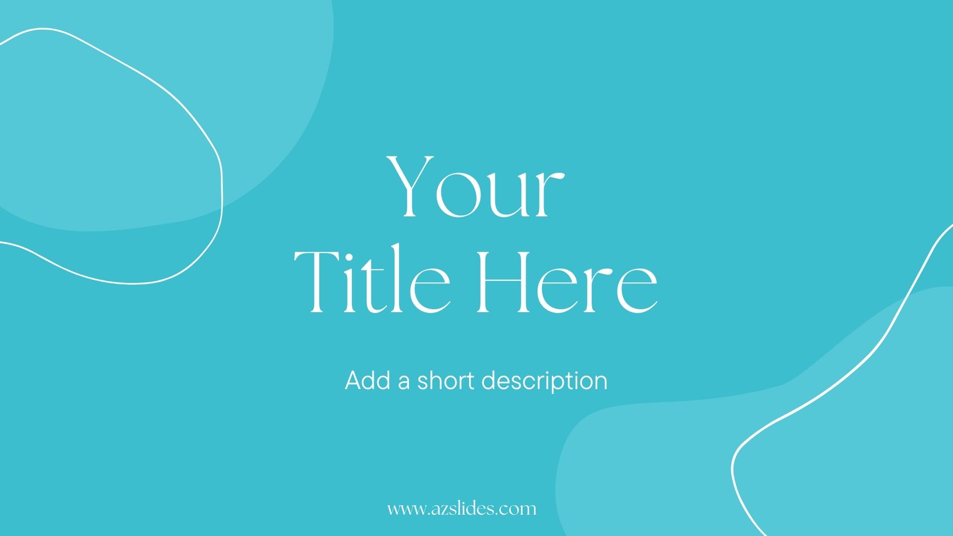 Blue Basic Simple Presentation Free Powerpoint Template & Google Slide ...