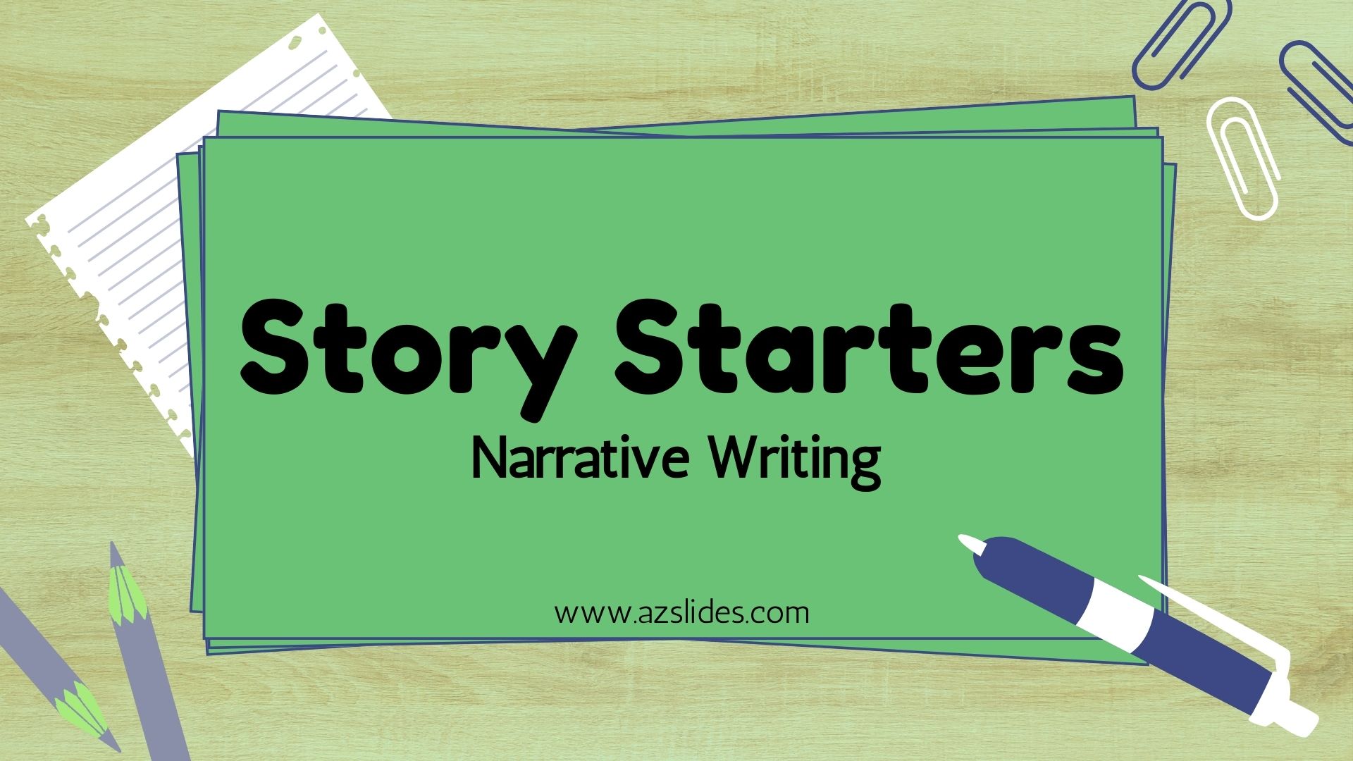 Narrative Writing Story Starters Education Presentation Free Powerpoint ... Narrative Writing Story Starters Education Presentation Free Powerpoint ...