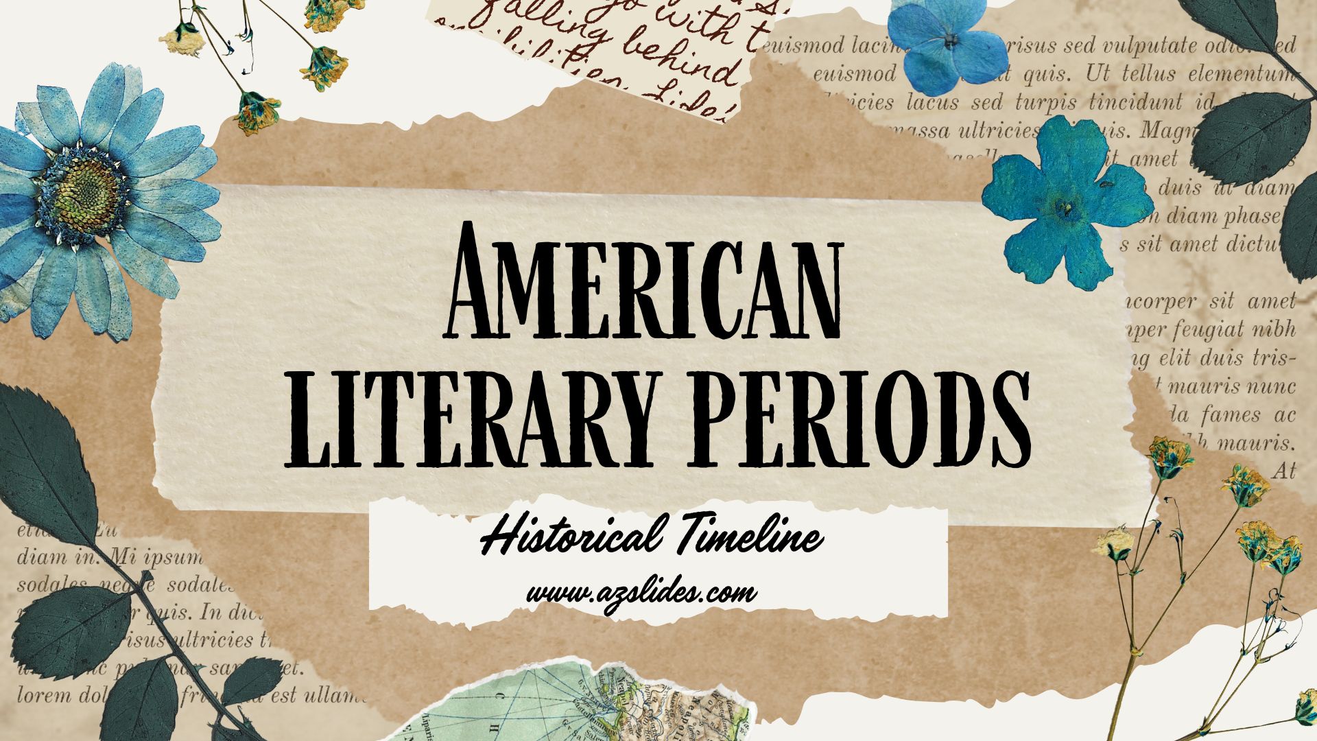 American literary periods Historical Timeline Presentation Free ...