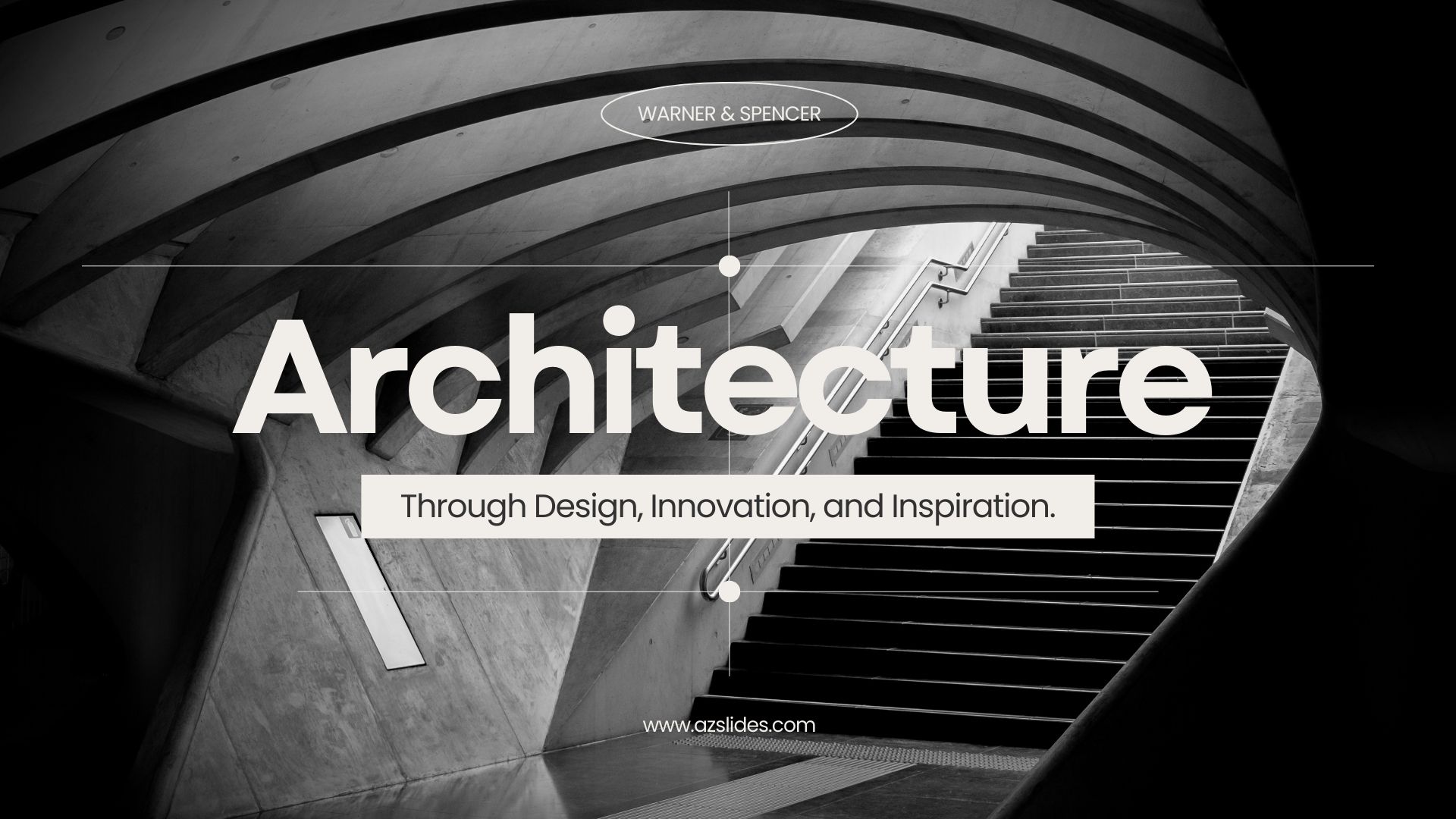 Black and White Monochrome Modern Architecture Presentation Free ...