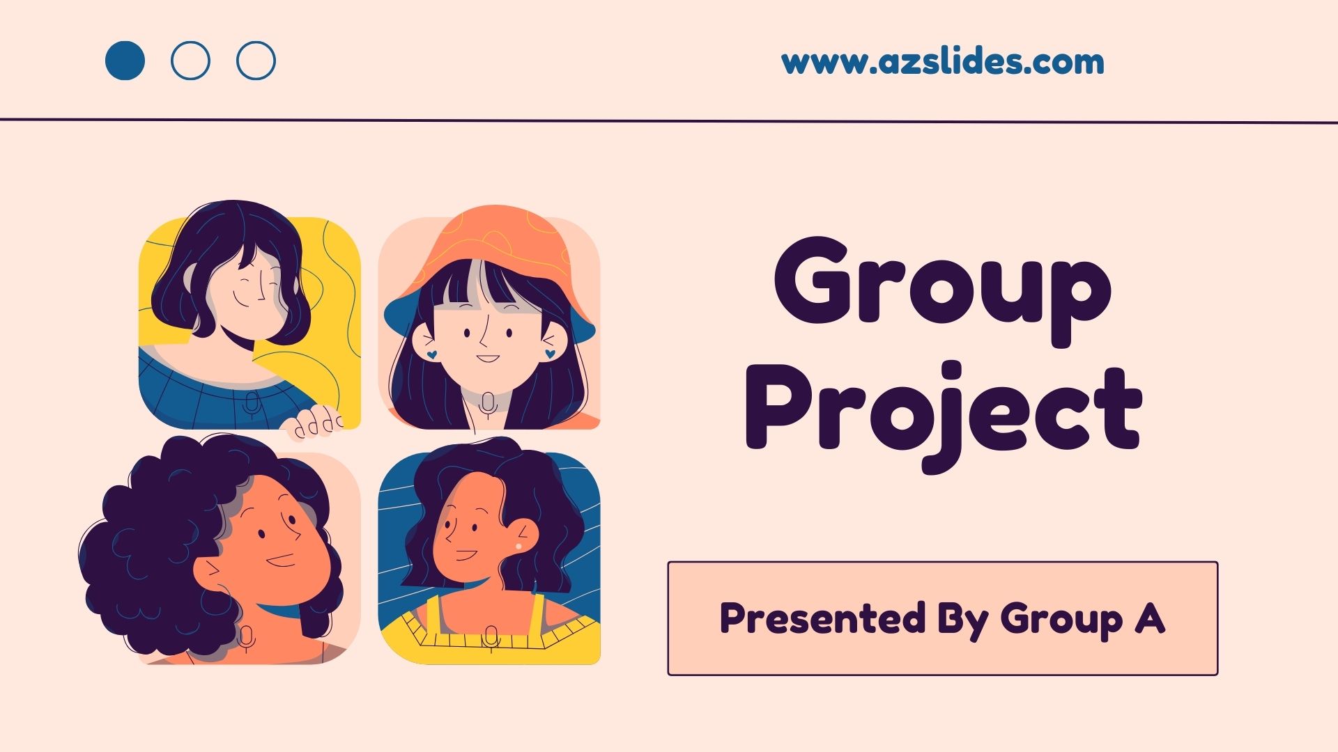 Cream Modern UI Illustration Group Project Education Presentation Free ...